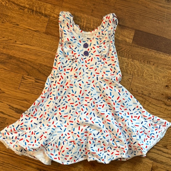 Eleanor Rose | Dresses | Eleanor Rose Red White Blue Sprinkles | Poshmark